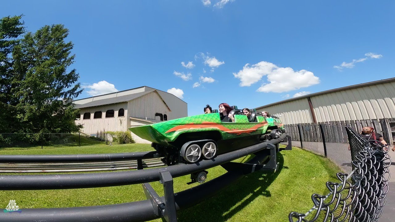 Viper - Six Flags Darien Lake - Arrow Dynamics / HUSS - Custom Looping ...