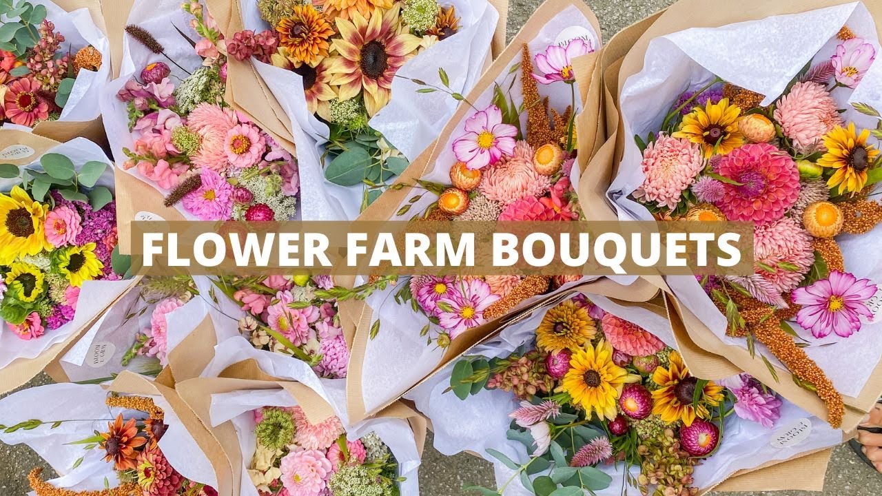 Bouquet Making on My Flower Farm - Mid August 🌸 - YouTube