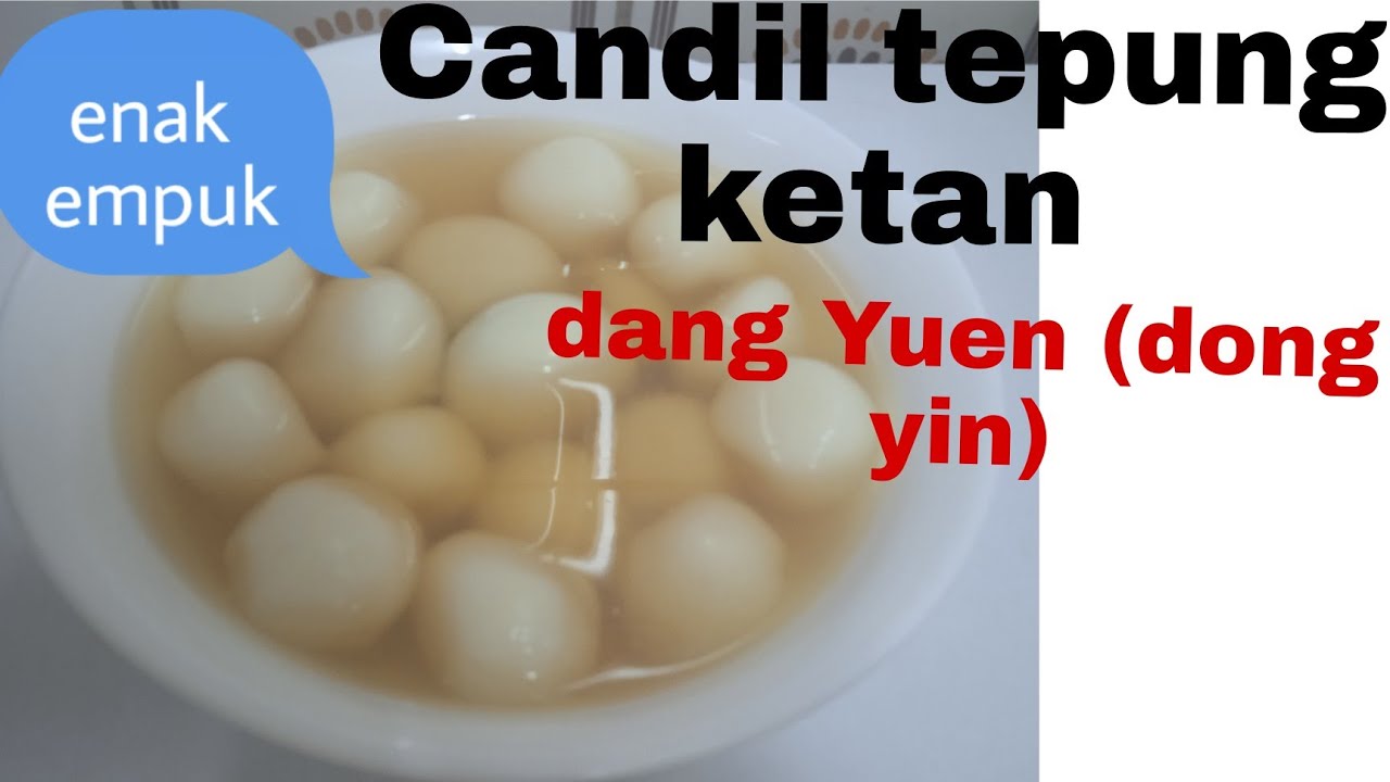 Cara masak dan buat bubur Candil dari tepung ketan enak dan empuk ...