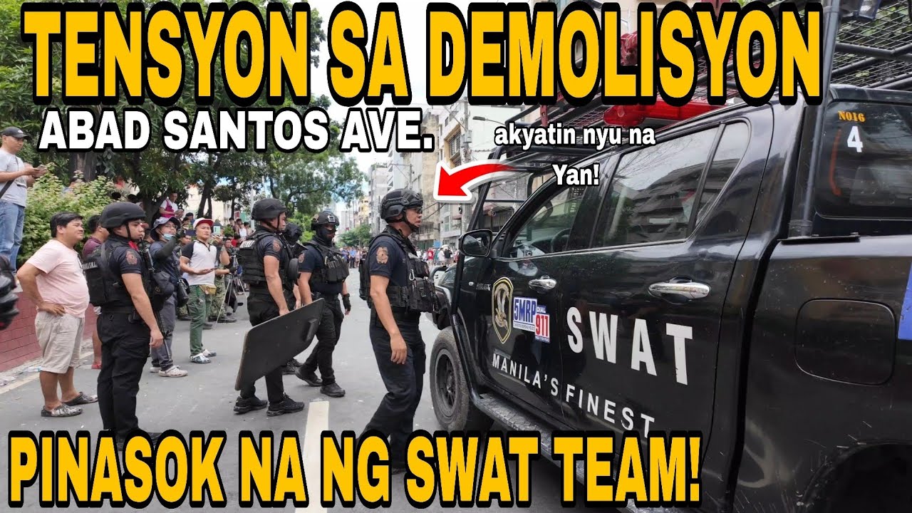 PART 3: DEMOLITION SCENE IN ABAD SANTOS AVE.| MANILA CITY [4K ...