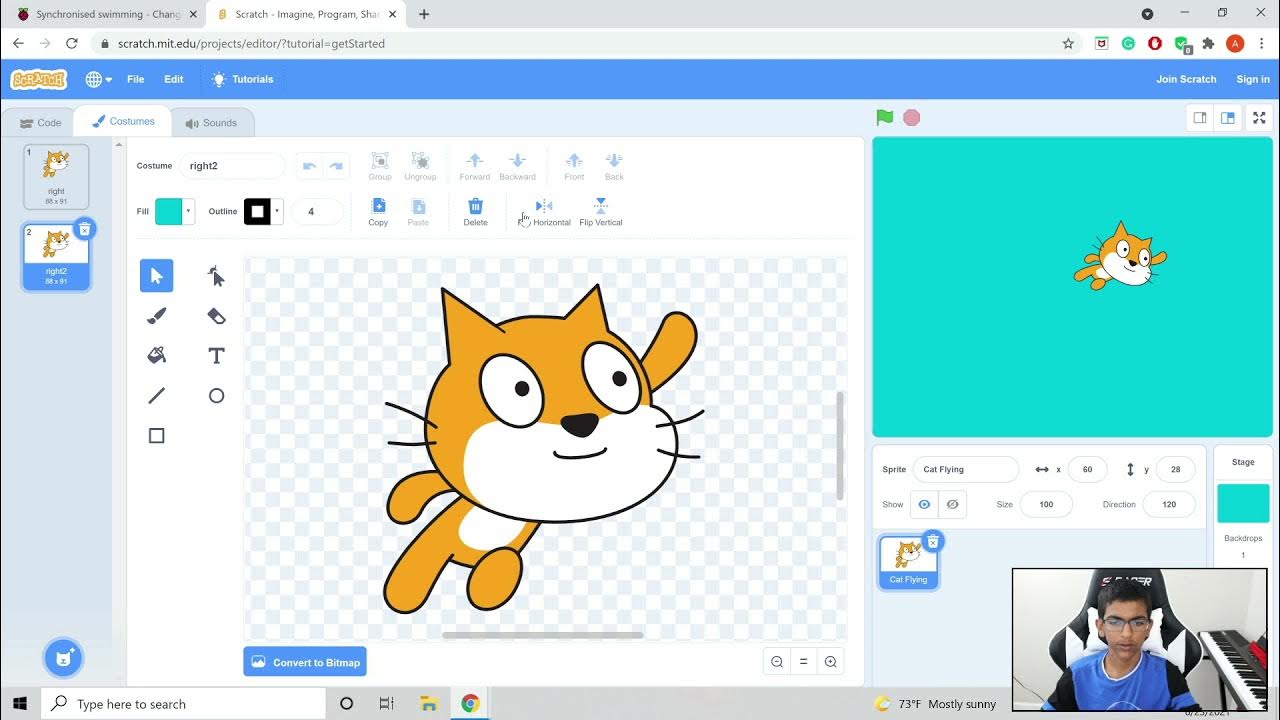 Synchronized Swimming Scratch Project - YouTube