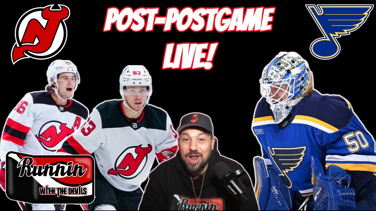 NJ Devils vs. St. Louis Blues Post-Postgame LIVE! 12/17/24 - YouTube