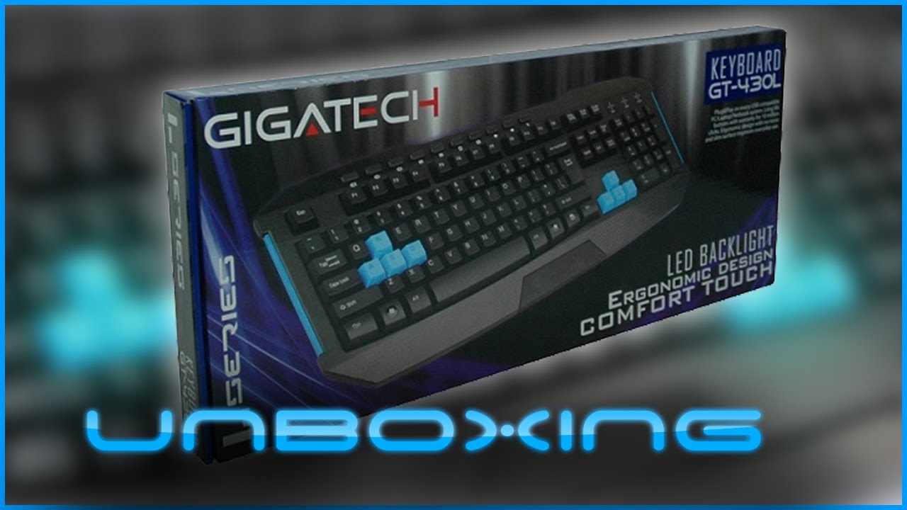 Gigatech GT-430L Keyboard | Unboxing w/GI - YouTube