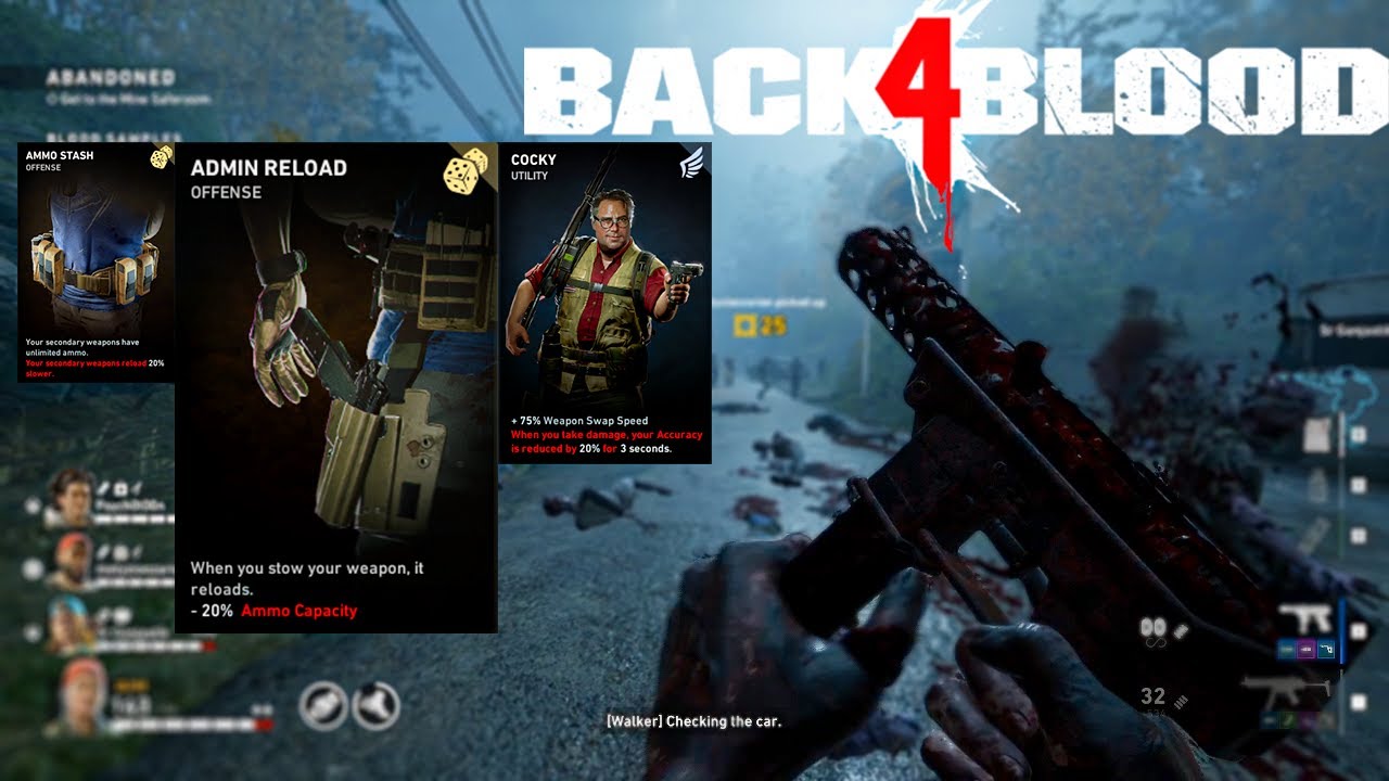 NEVER RELOAD AGAIN! BACK 4 BLOOD Admin Reload card is broken! (Beta ...