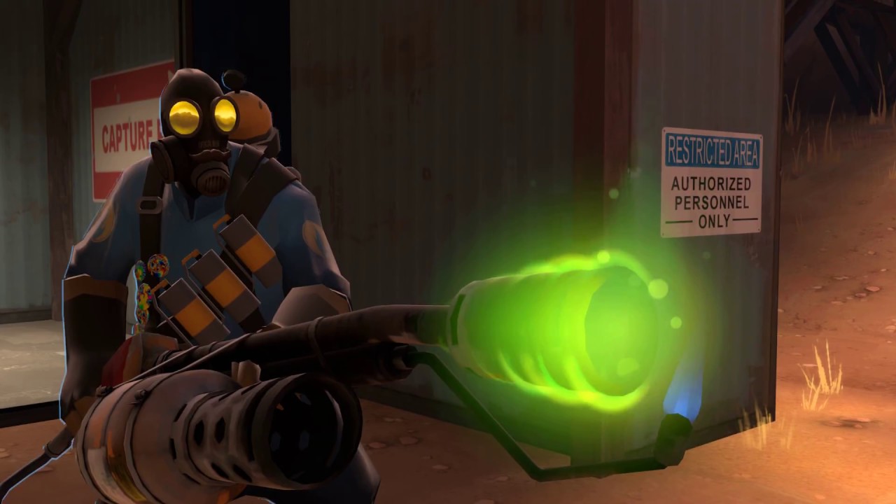 TF2 Unusual - Isotope Turbine Torcher Flame Thrower ( Well Worn ) - YouTube