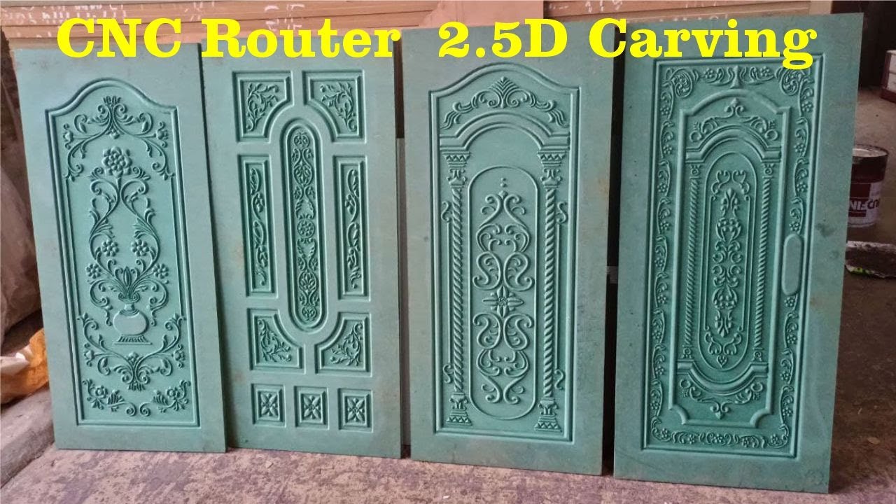 CNC Router 2.5D Carving - YouTube