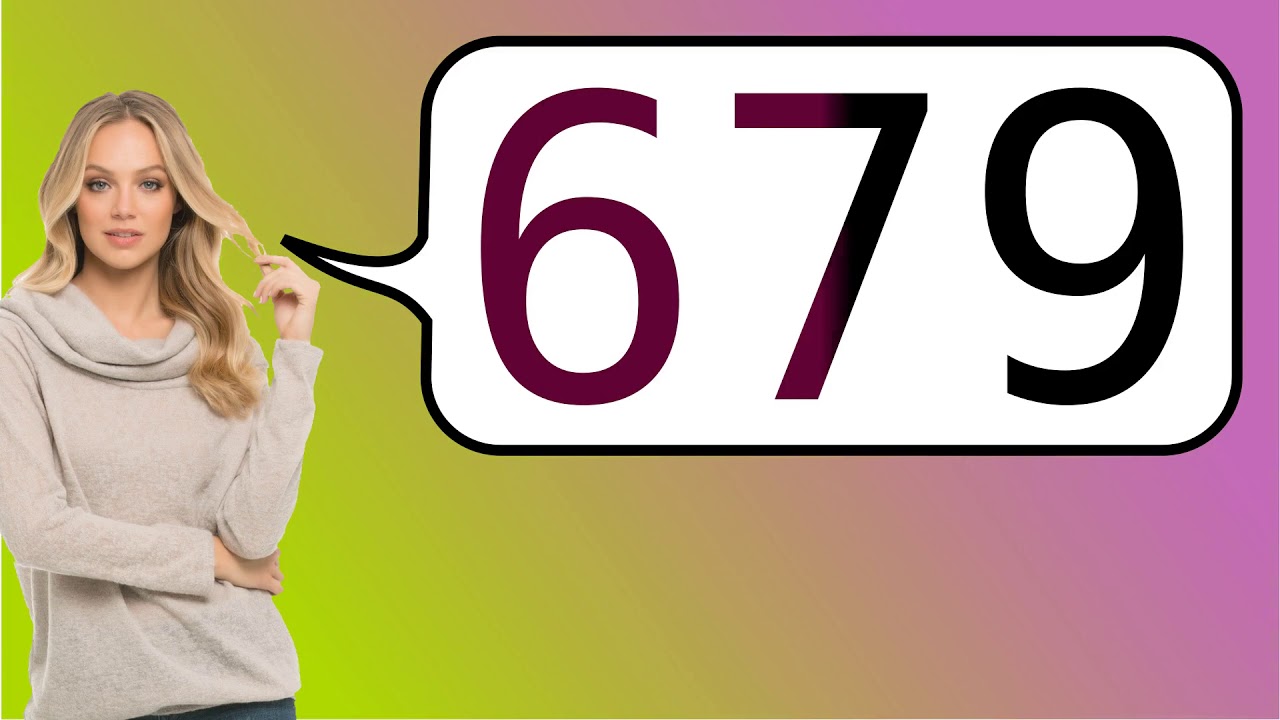 How to say '679' in French? - YouTube