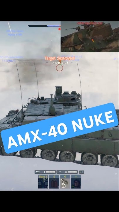 Daily Nuke #45 AMX-40 #warthunder #nuke #warthundermoments #dailynuke #shorts #warthundertanks ...