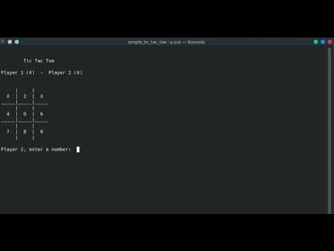 Tic Tac Toe in C -soon to be asm- | microprocessor project with team | 3rd year CE 2024 - YouTube