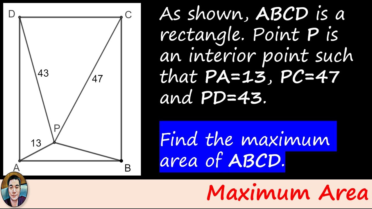 Can you solve this challenging question on maximum area? - YouTube