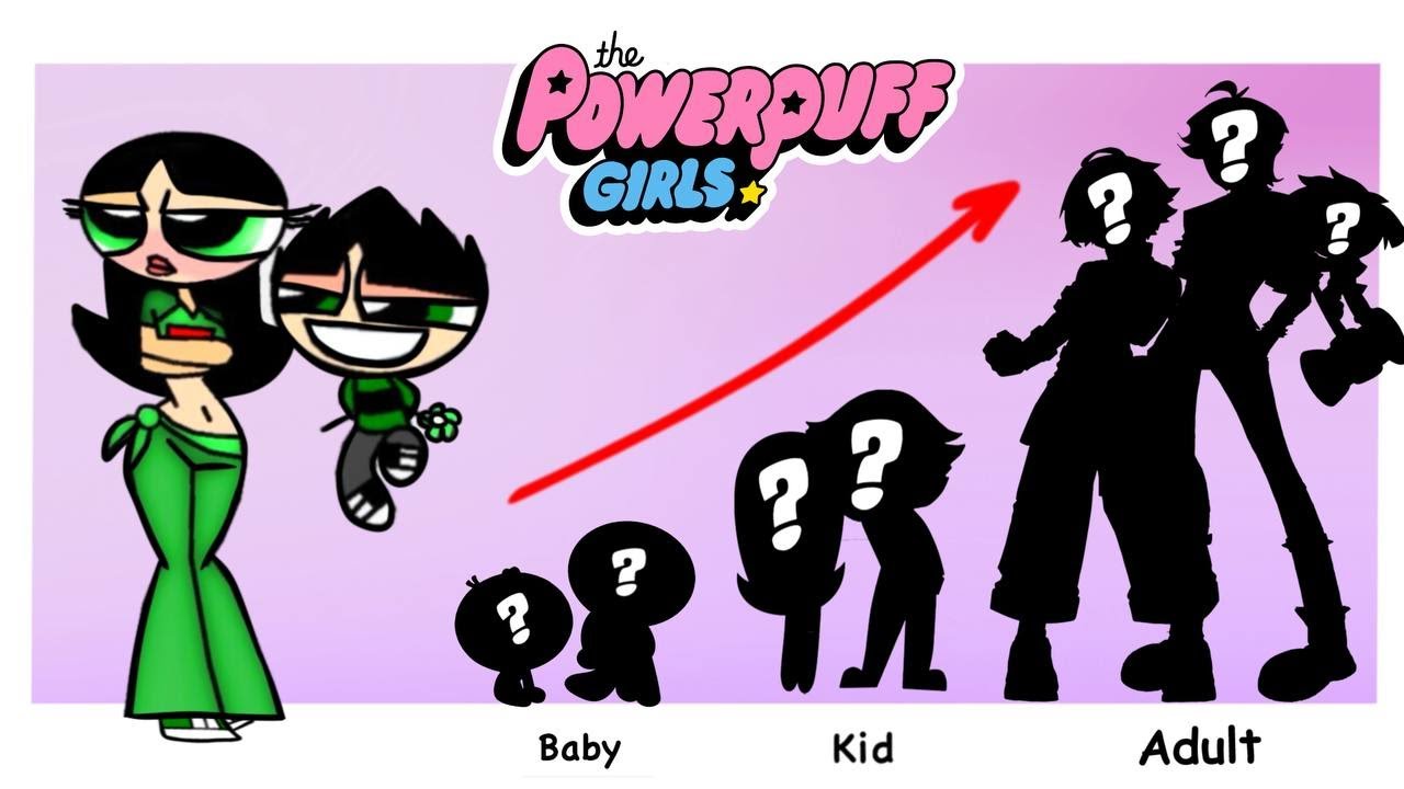 The Powerpuff Girls: From Baby To The Teenage Girl Growing Up Full ...