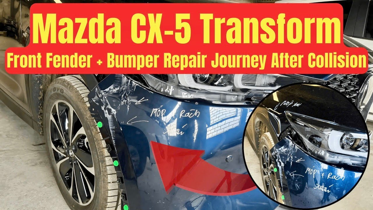 Mazda CX-5 Transform: Front Fender & Bumper Repair Journey After ...