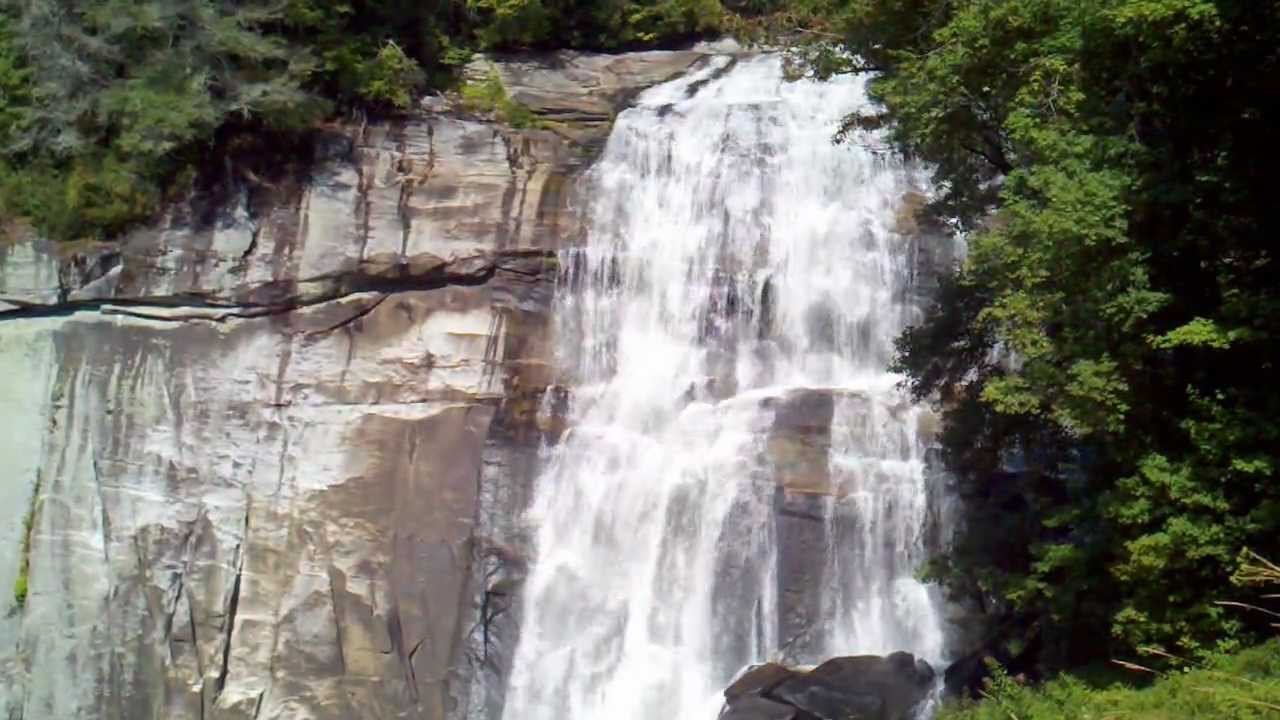 Rainbow Falls, Horsepasture River, NC - YouTube