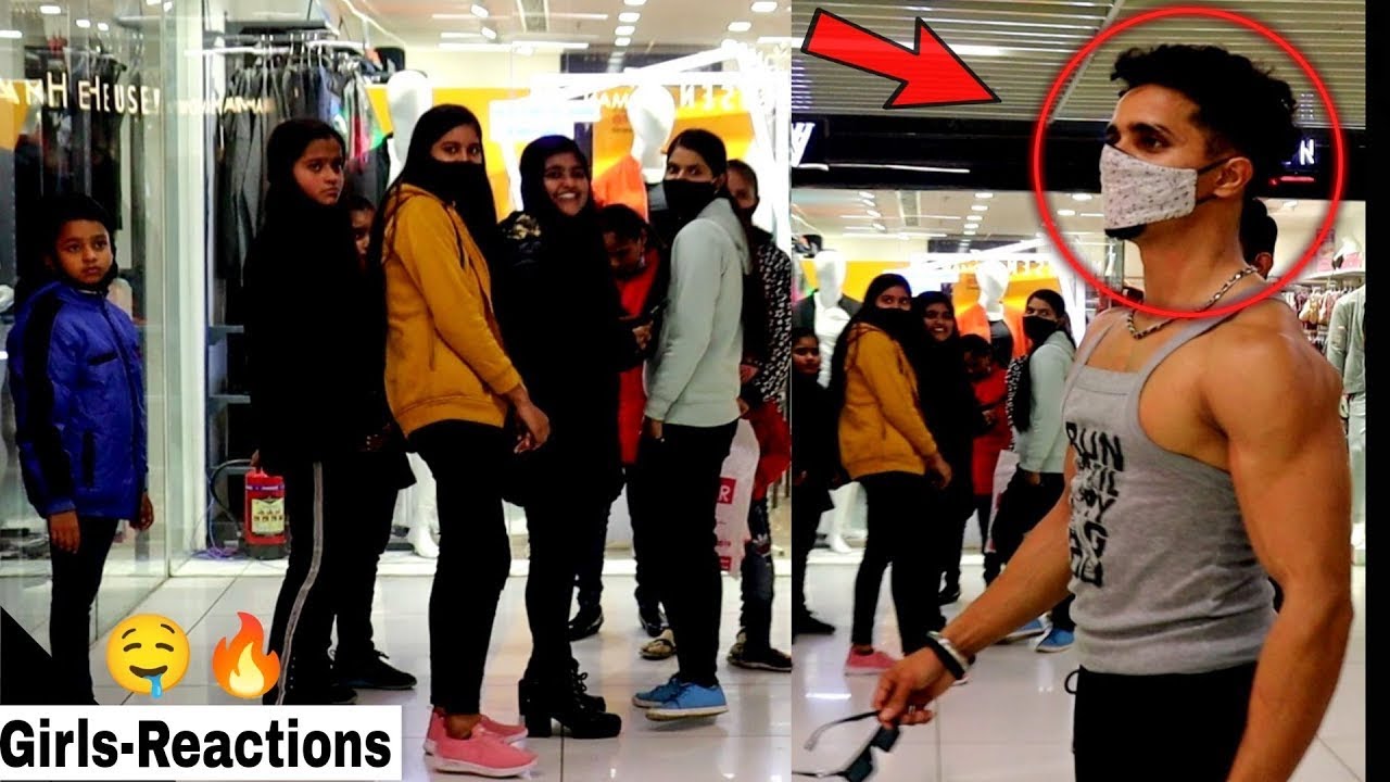 WHEN BODY BUILDER ENTER A MALL Amazing girls reaction 🥰 || Shirtless in public reaction ...