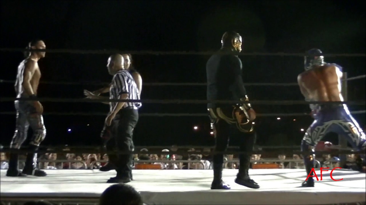BESTIA 666 &RICKY MANDEL -VS- ORACULO & EXODUS (VWE WRESTLING) - YouTube