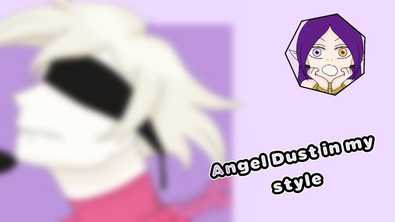 Angel Dust Speed paint (HAZBIN HOTEL) - YouTube
