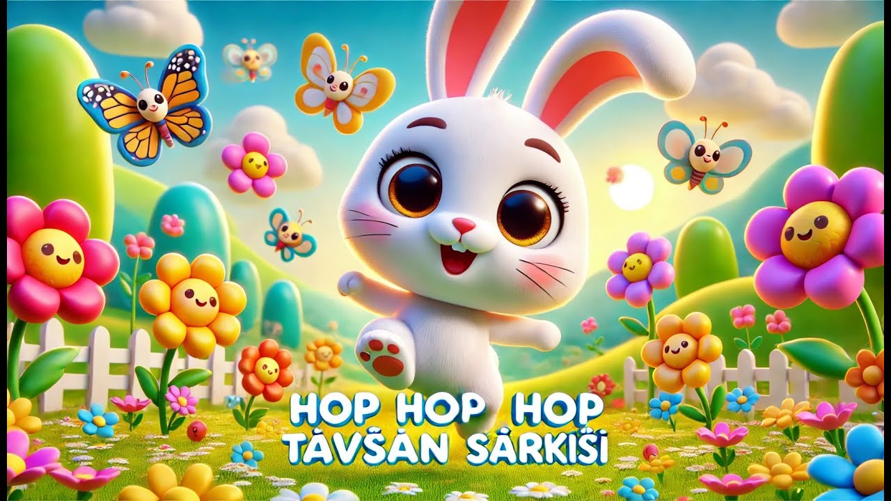 Hop Hop Hop Little Bunny 🐰 | Fun Kids Song - YouTube