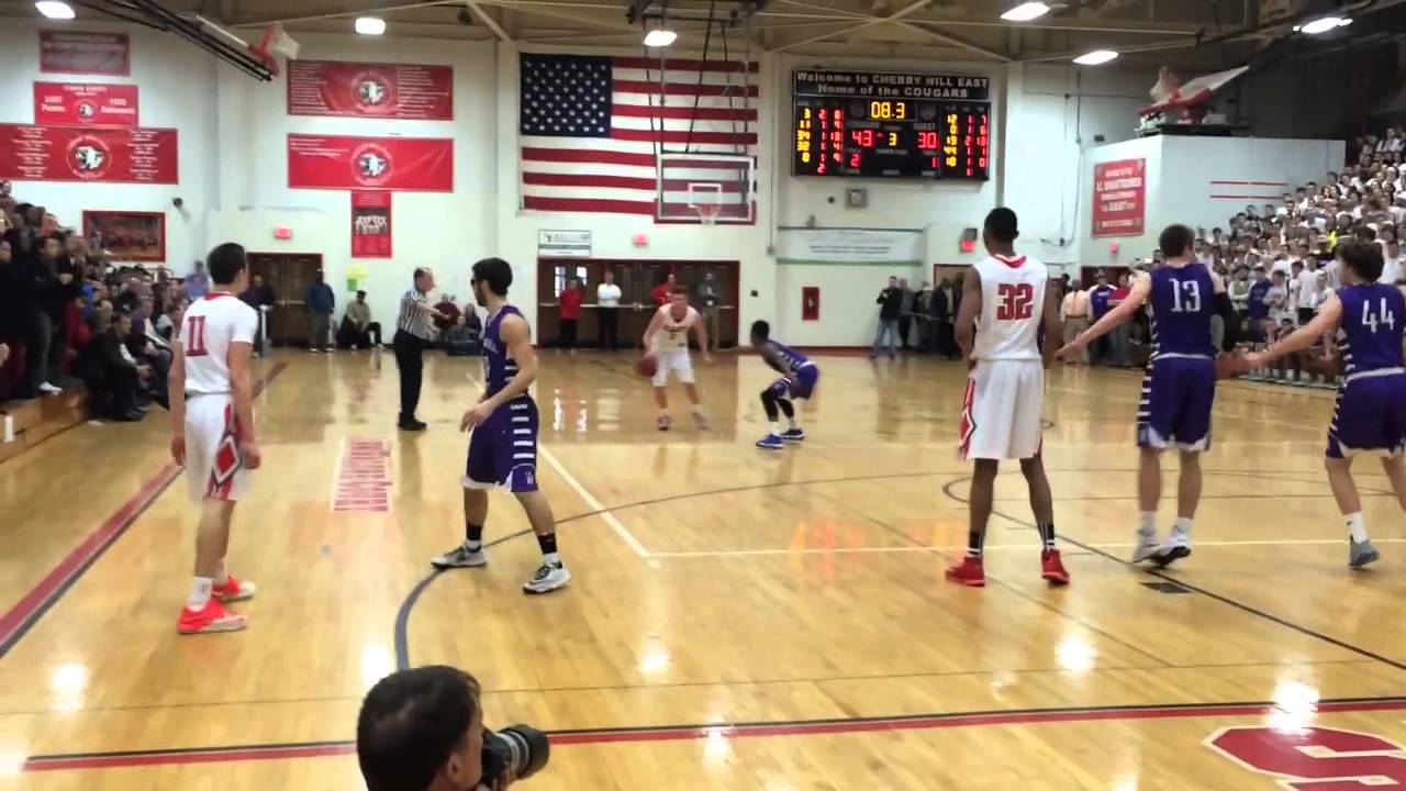Jake Silpe of Cherry Hill East hits buzzer-beater - YouTube