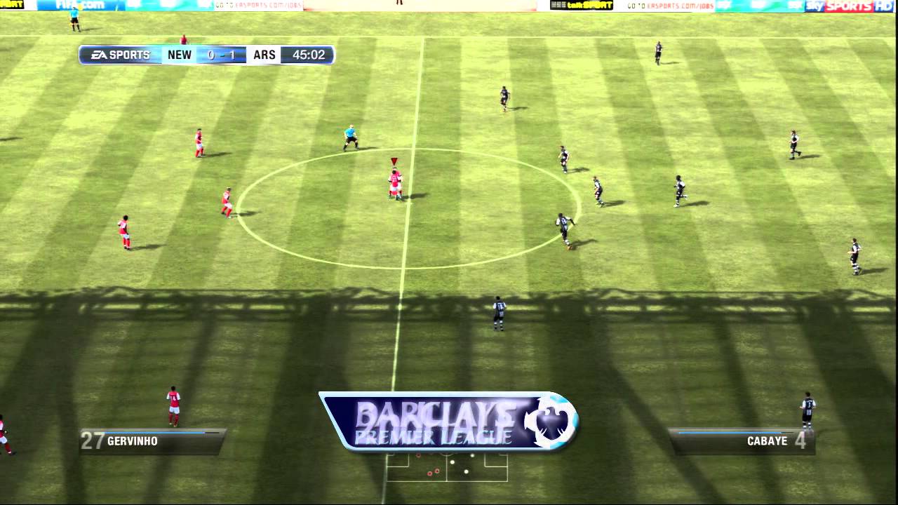 FIFA 12 ARSENAL Career Mode S1 EP1 v NEWCASTLE UNITED (manual ...