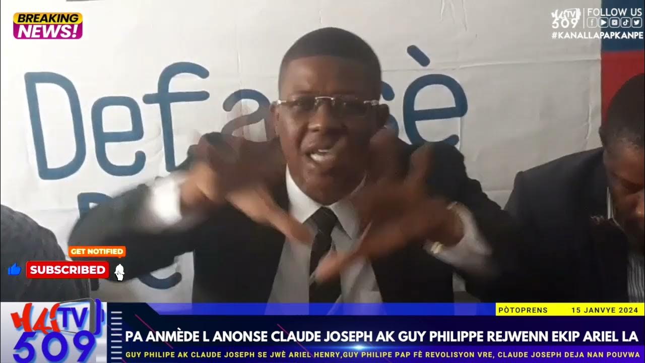 Wap Sezi Tande Koze sa!...Pa Anmède l Anonse Guy Philipe ak Claude Joseph Rejwenn Ekip Ariel ...