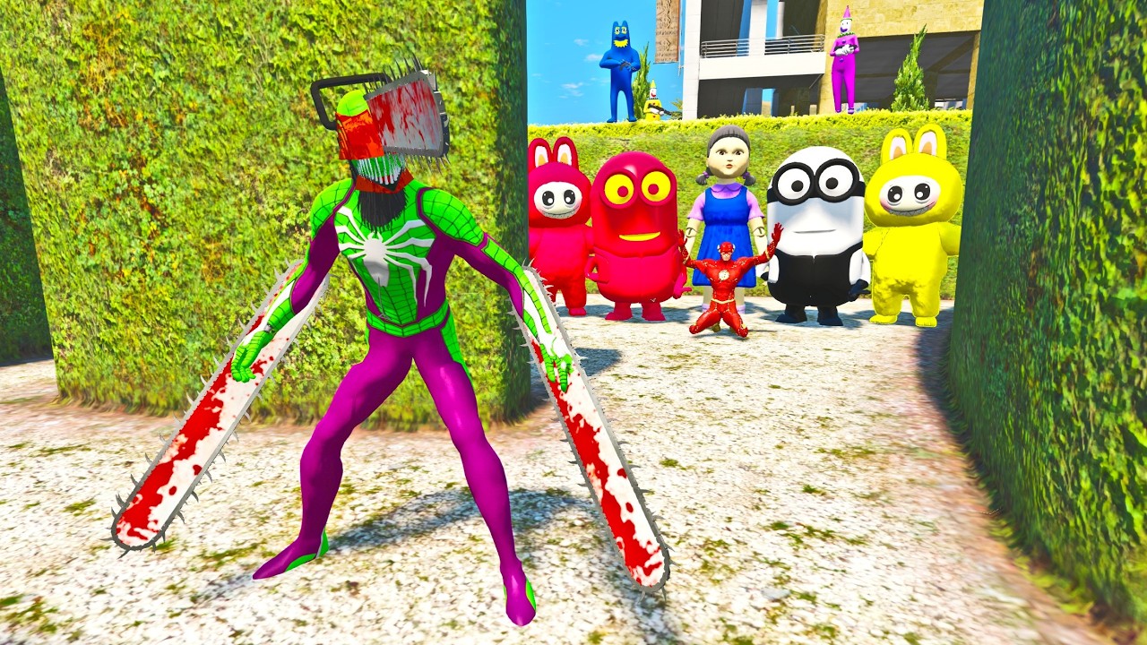 Spider-Man vs Minions in GTA 5 | Nonstop Extreme Ragdoll Fight Gameplay ...