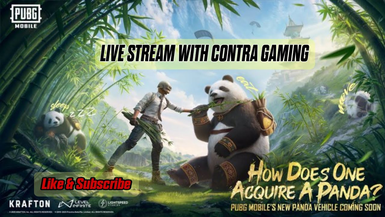PUBG MOBILE LIVE 3.6 | KUNG PANDA 🐼 LOVER - YouTube