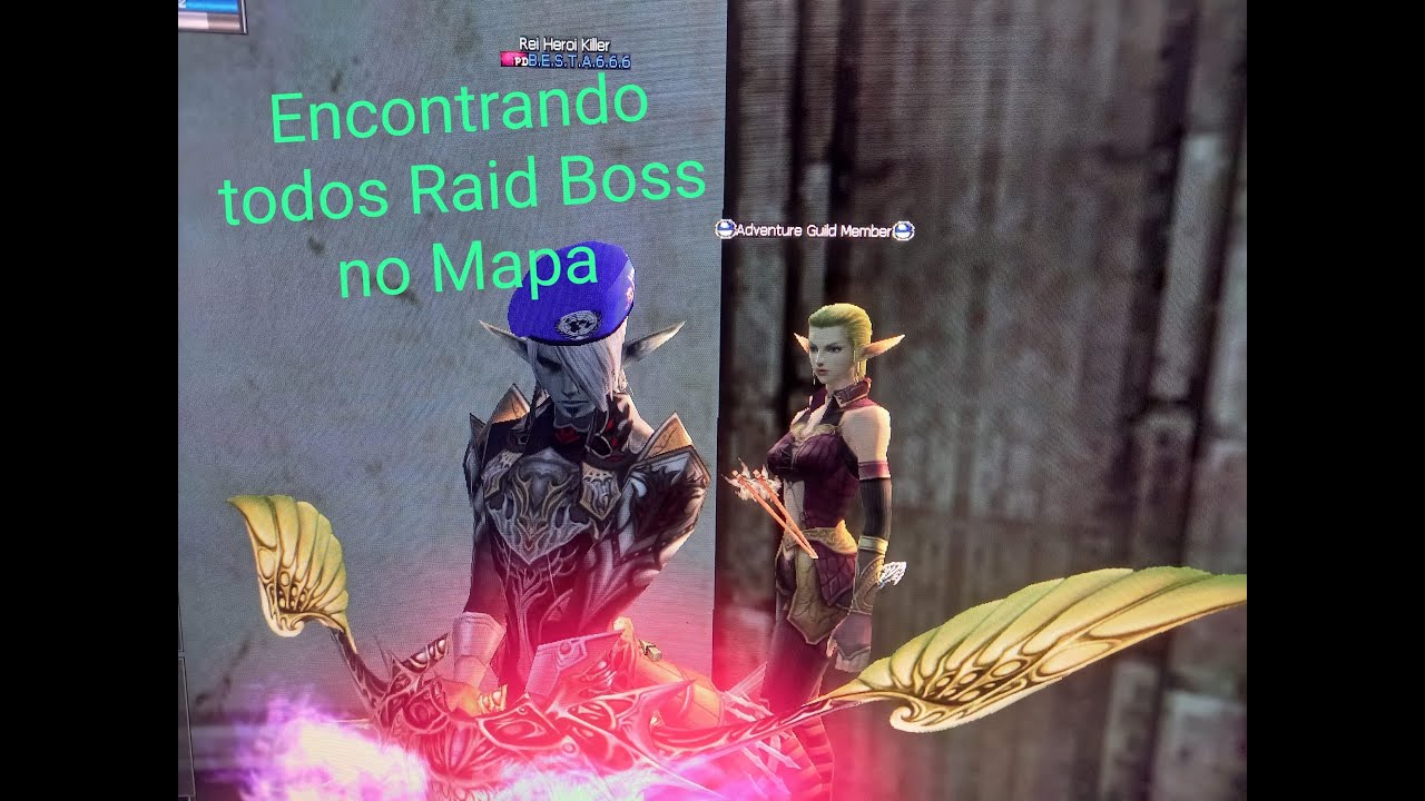 Como e onde acha qualquer Raid Boss no Lineage 2. - YouTube