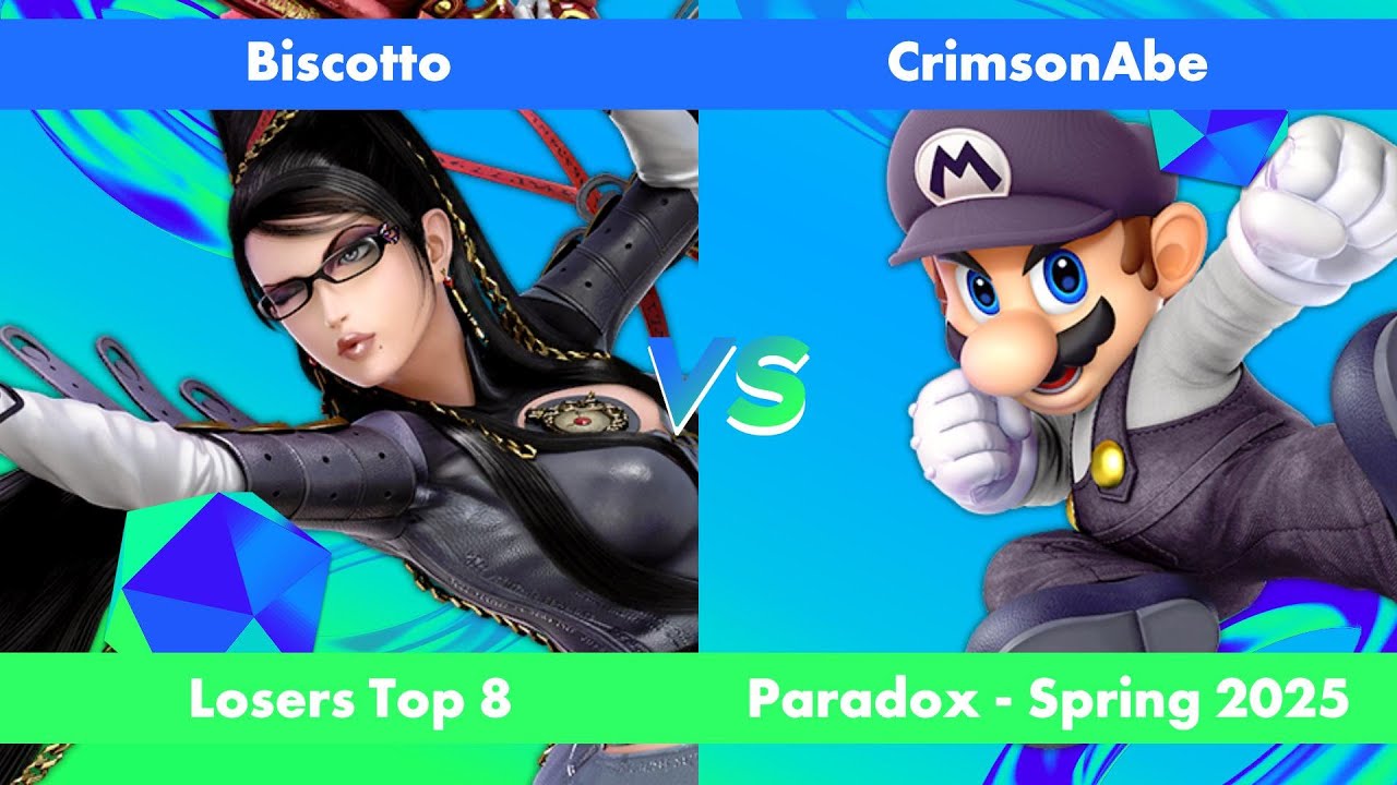 Paradox - Spring 2025 - Biscotto (Bayonetta) vs CrimsonAbe (Mario ...