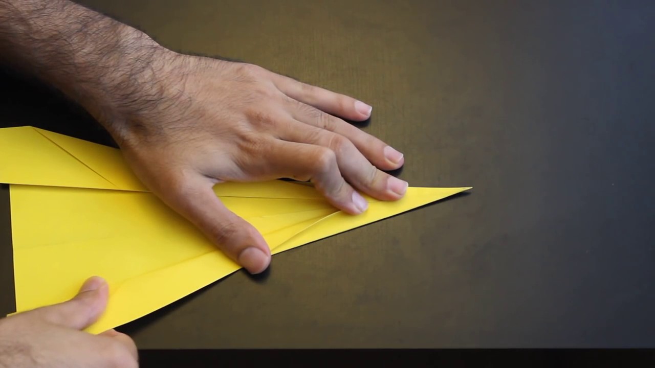 How to Make a Concorde Origami Paper Plane tutorial - YouTube