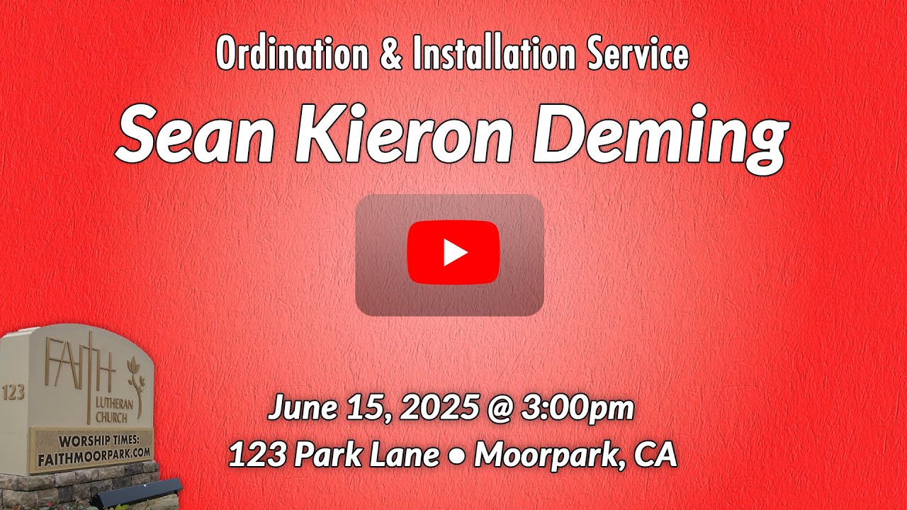 6/15/2025 - Service of Ordination & Installation • Sean Kieron Deming ...