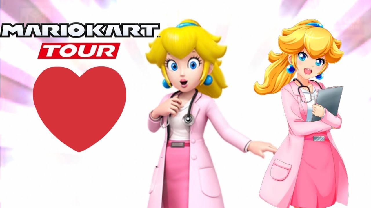 Showcasing Dr. Peach (Mario Kart Tour) 👩‍⚕️ 🍑 - YouTube