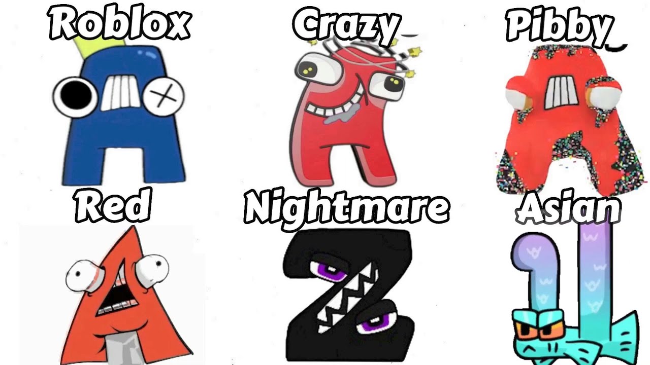 Alphabet Lore But Everyone ALL Different Versions (New Full Version 18 ...