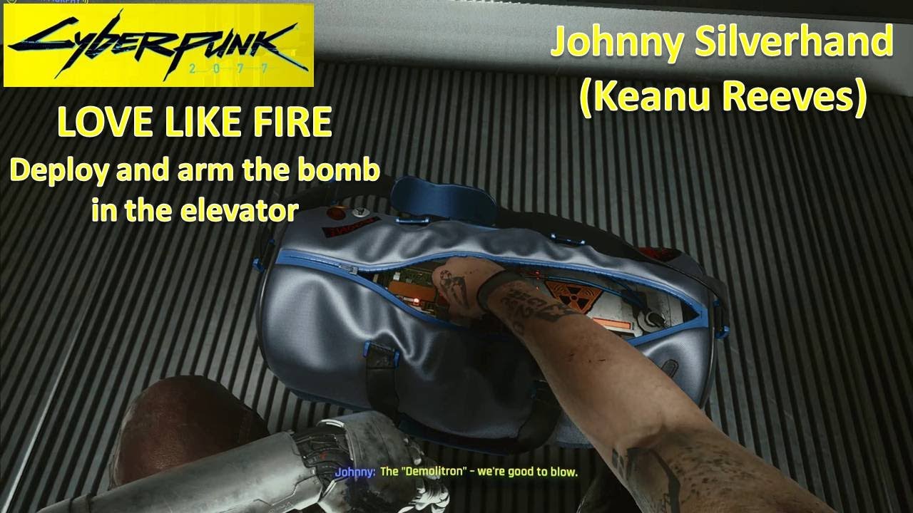 Cyberpunk 2077 - Deploy and arm the bomb in the elevator (LOVE LIKE ...