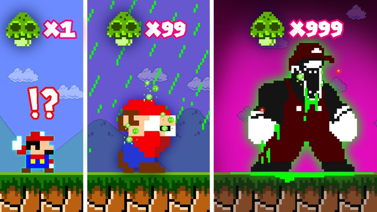 Super Mario Bros. but Every Seed Makes Mario Become MX Madness | Flash ...
