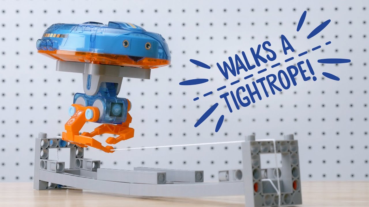 The Amazing Tightrope-Walking Gyrobot - YouTube