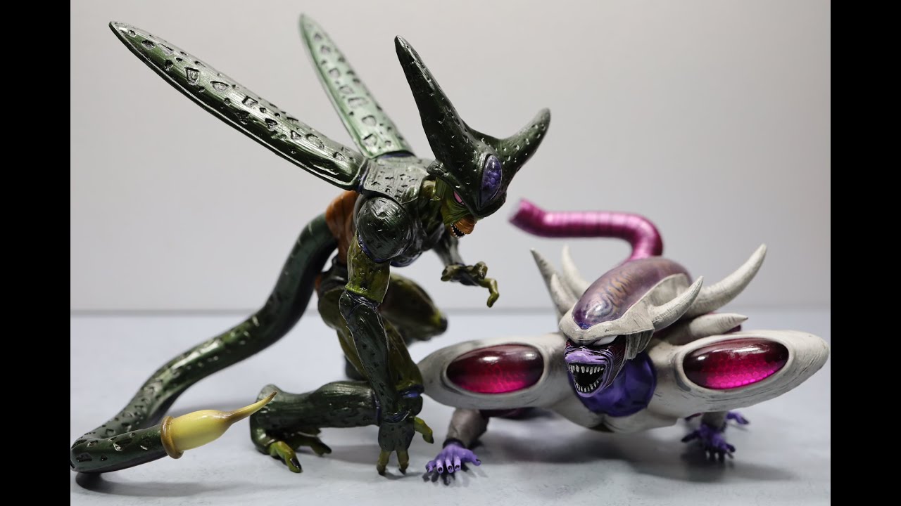 Dragon Ball Creatures Cell First Form & Freeza Figure SP Color ver ドラゴン ...
