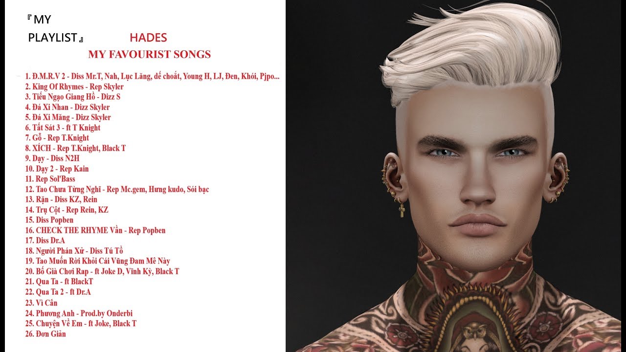 『MY PLAYLIST』Những Ca Khúc Được Yêu Thích Nhất Của Rapper Hades - YouTube