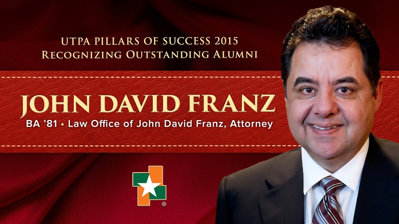 John David Franz - Pillar of Success 2015 - YouTube