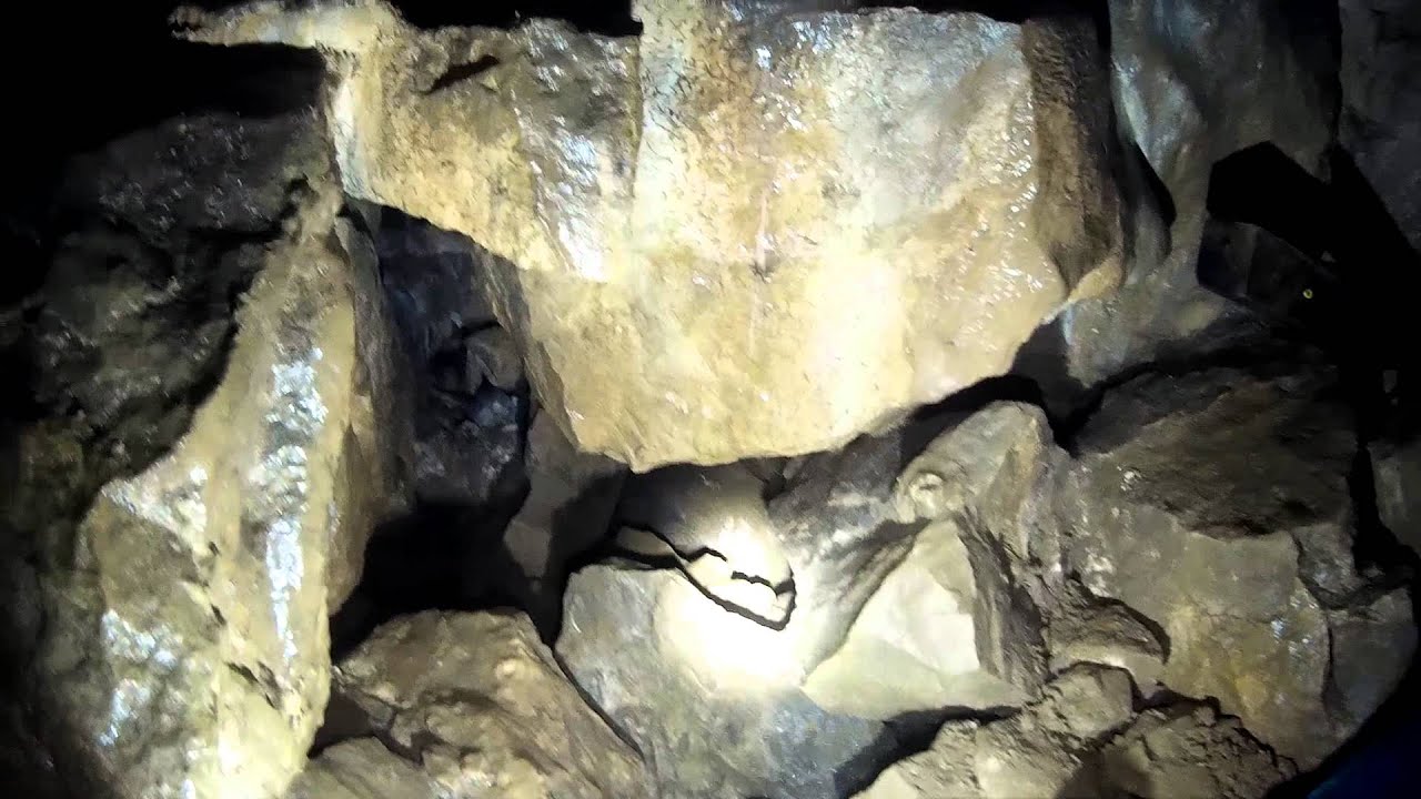 digging in a cave in Derbyshire - YouTube