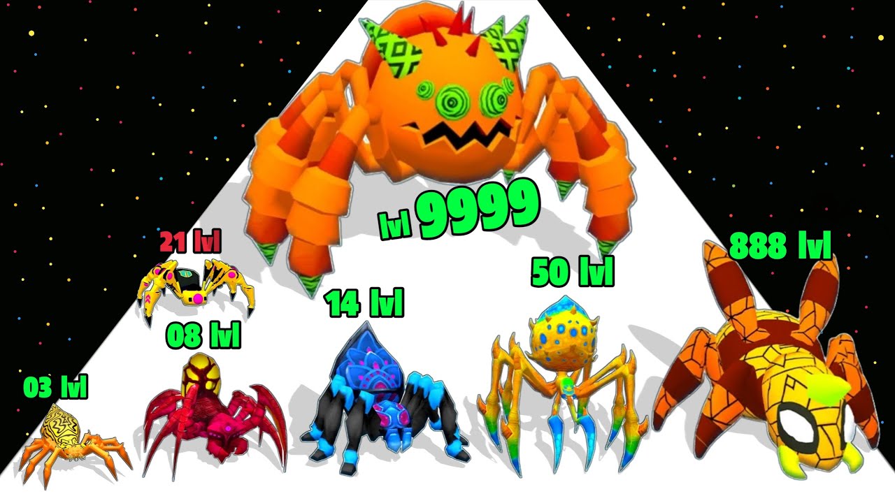 Insect Evolution Spider Runner - Level Up Insect And Spider Max Level ...
