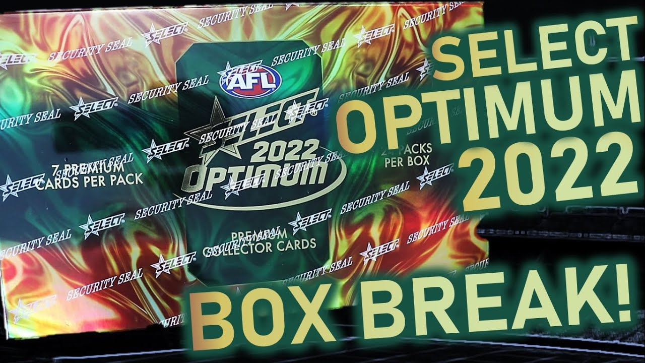 Select AFL Optimum 2022 Box Break! - YouTube