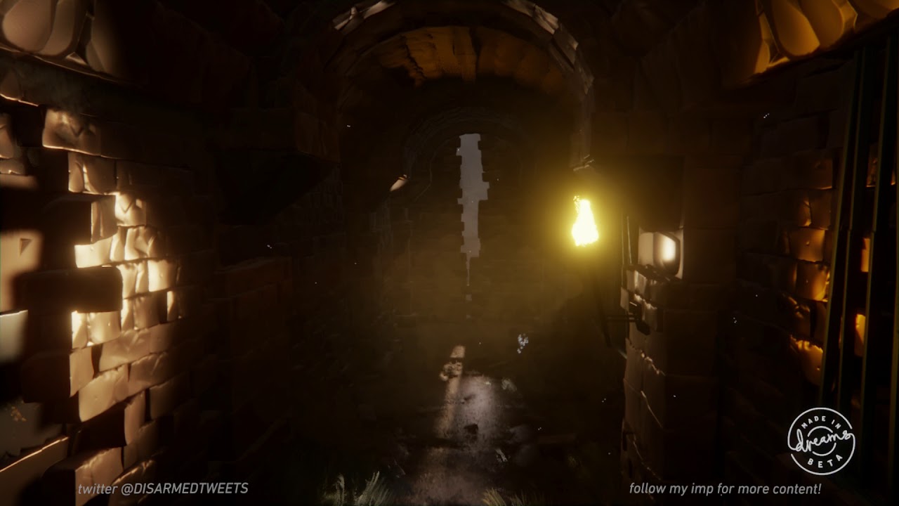 Dreams PS4 - Dark Dungeon - DARK SOULS INSPIRED SCENERY - YouTube