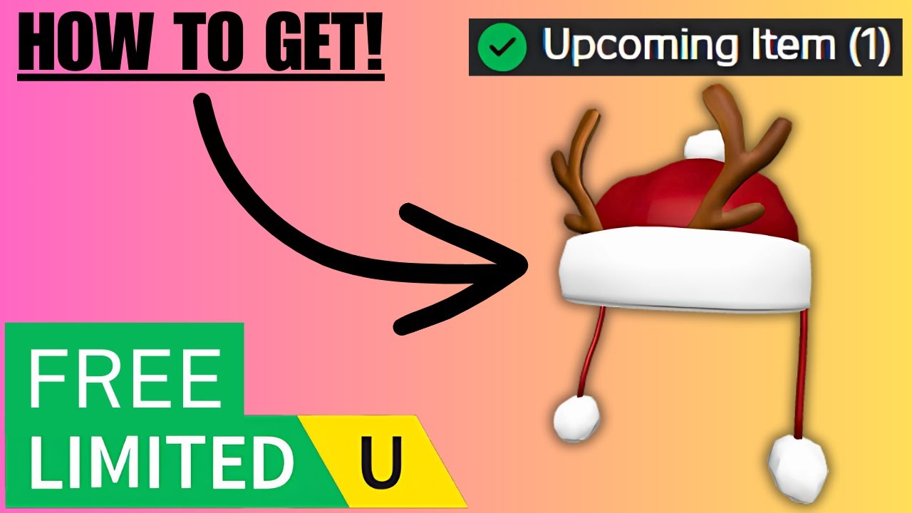 [UPCOMING] Free Christmas Reindeer Beanie UGC Limited - YouTube
