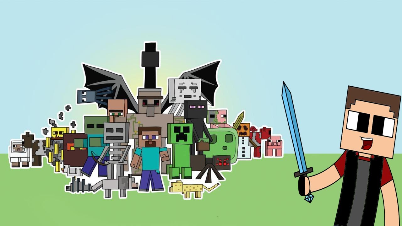 Minecraft Mobs Ocultos 1 7 1 8 Youtube