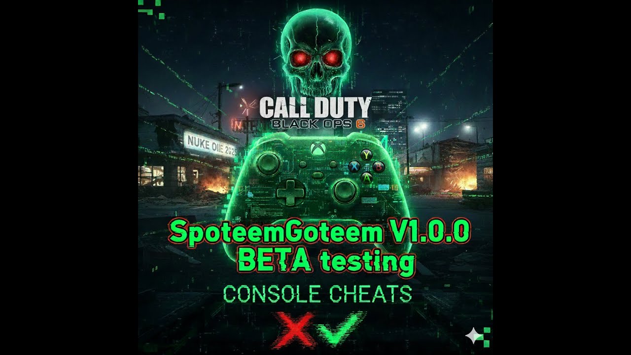 UNRELEASED: SpoteemGoteem V1.0.0 Test Run Console Cheats BO6 - YouTube