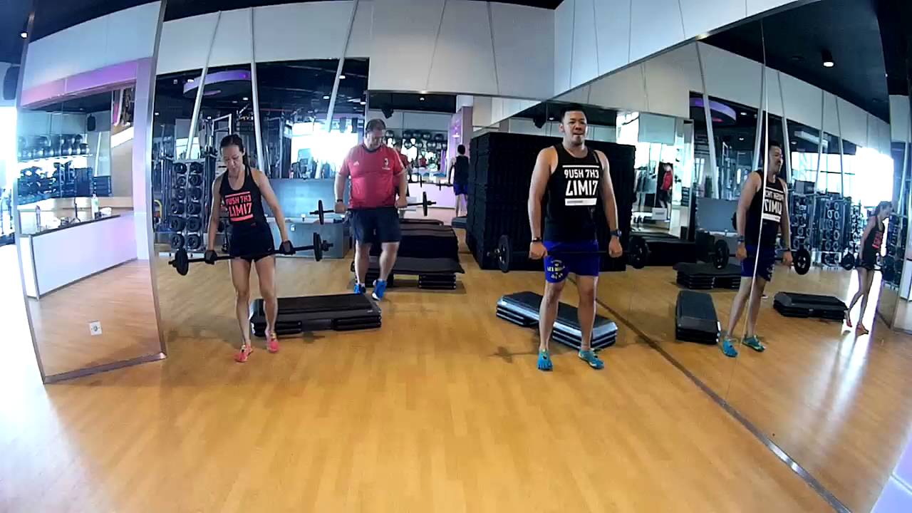 celebrity fitness body pump 100 challenge video 1 - YouTube