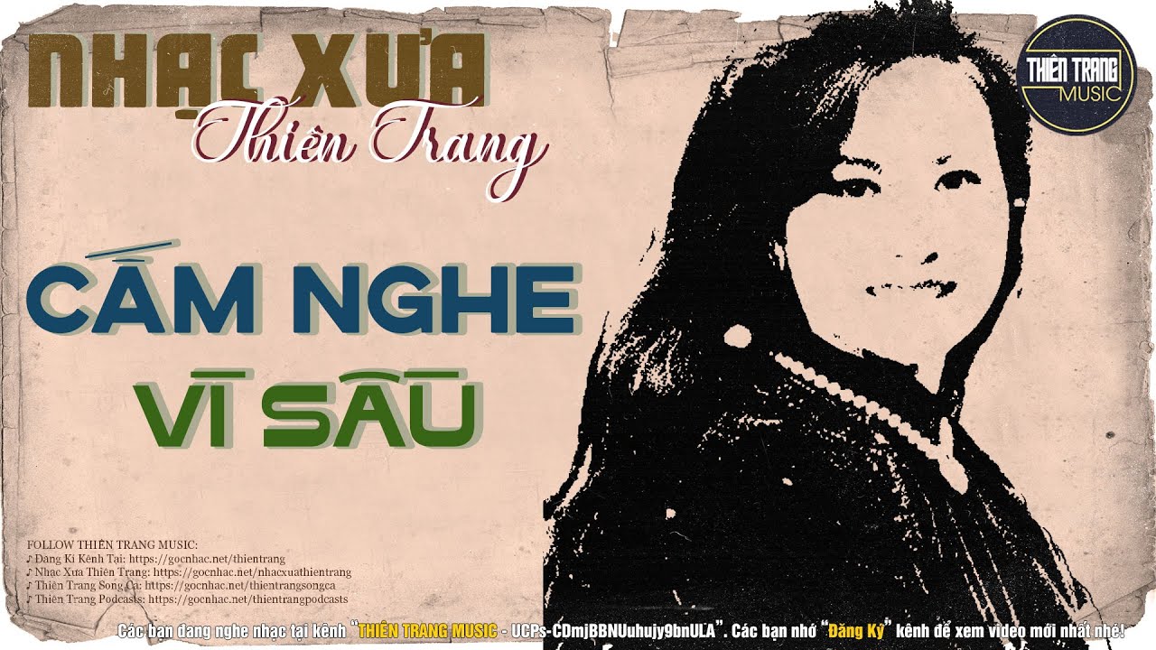 THIÊN TRANG ALBUM NHẠC XƯA 1975 VOL 1 - YouTube