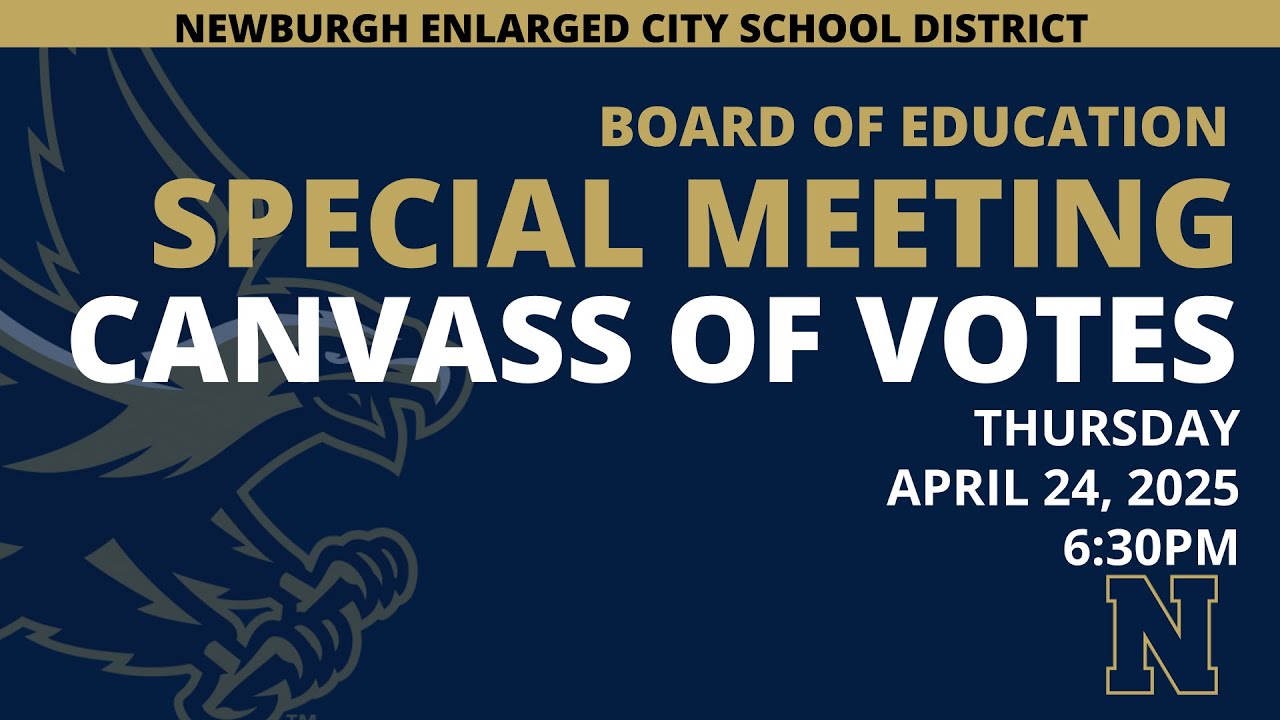Special Meeting - Canvass of Votes - May 21, 2025 - 6:30PM - YouTube
