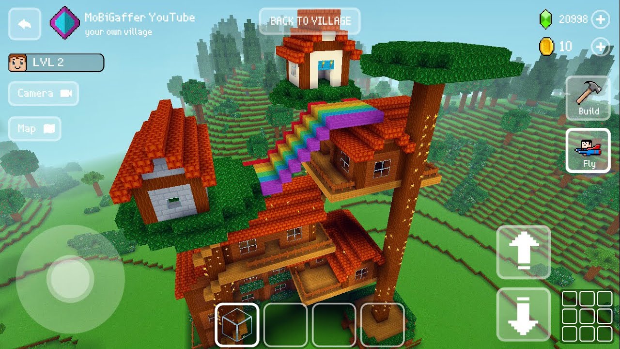 Block Craft 3D: Crafting Gameplay #4472 | Tree 🌳 House 🏠 - YouTube