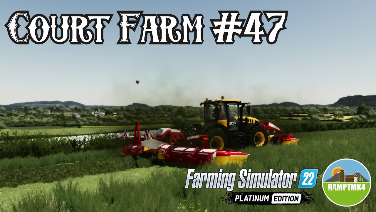Court Farm Country Park #47 Back to grass cutting Farming Simulator 22 ...